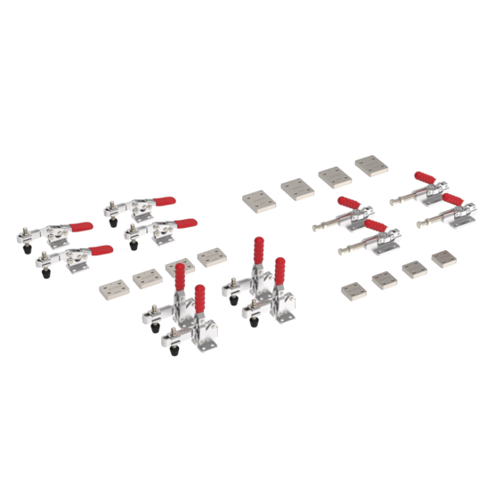 Strong Hand Tool 30-pc Welding Fixturing Kit, Fit 5/8 Holes | Vention