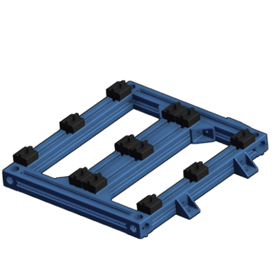 Que Pallet Fixture - design inserts for your parts | Vention