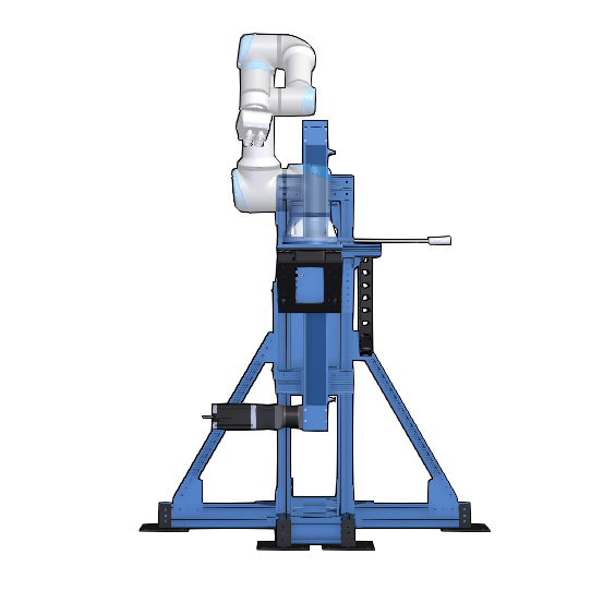Heavy-duty vertical range extender for Universal Robots (575mm stroke ...